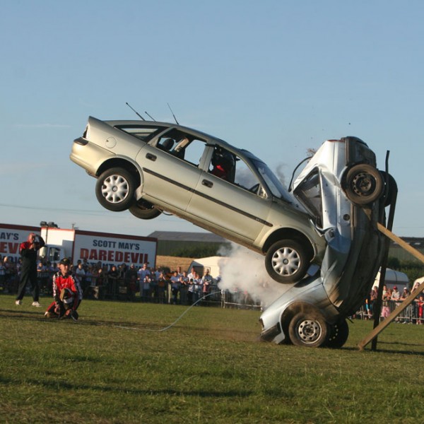 Car Crashes: Scott May's Daredevil Stunt Show